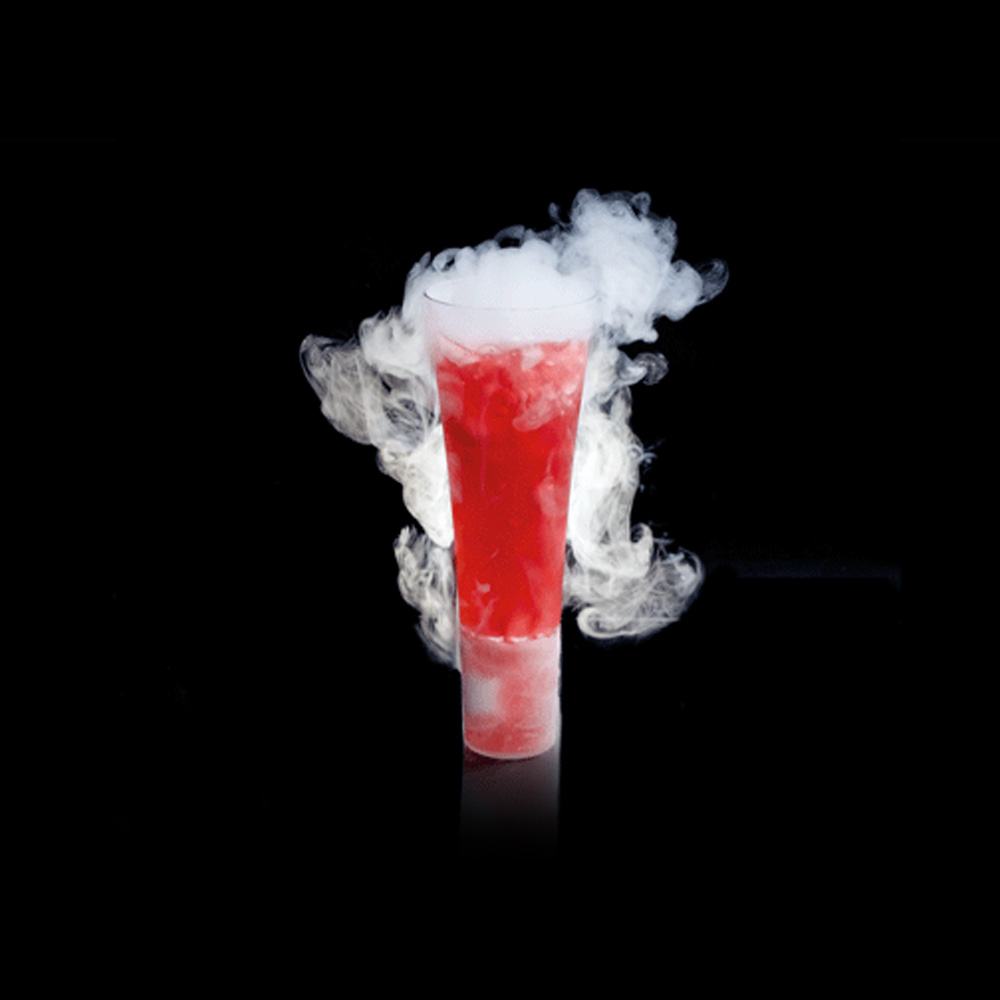 Dry Ice With Cool Glasses