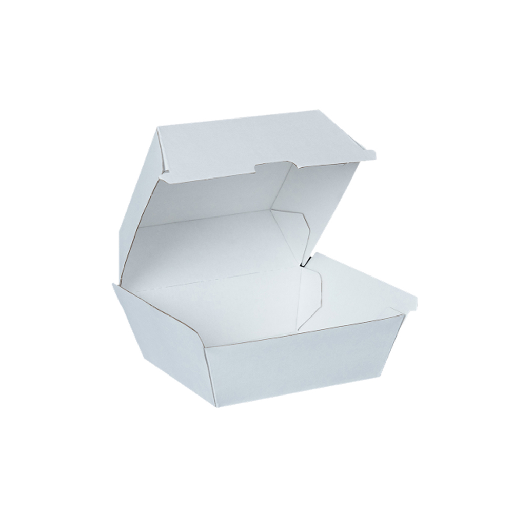 Shop online for Burger Clamshell Box White Pack Of 50 Pe Coated in ...